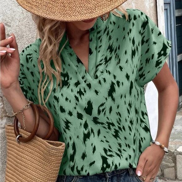 Tops | Boho Print Batwing Sleeve Blouse | Poshmark